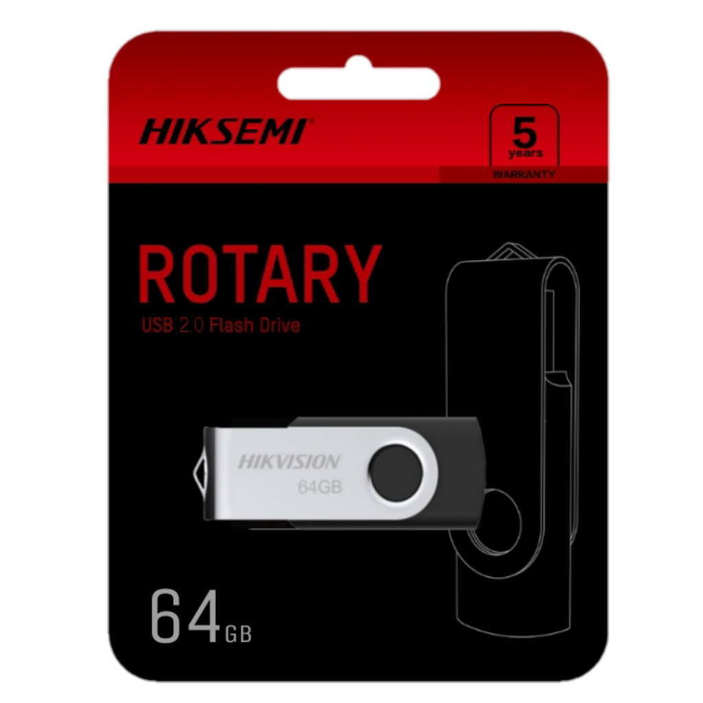 Pen Drive 64GB USB 2.0 Rotary Hiksemi