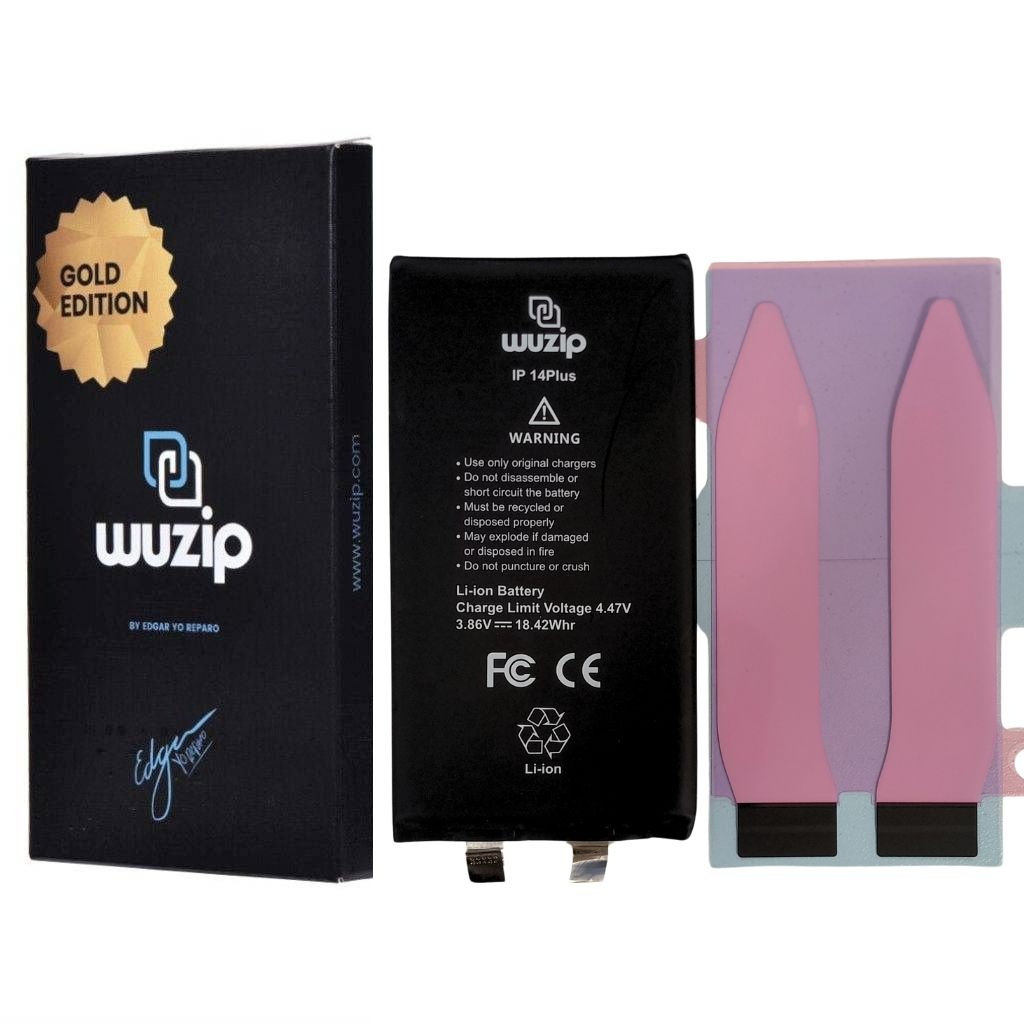 Batería para Apple iPhone 14 Plus Gold Edition (4770mAh) Sin Flex WUZIP