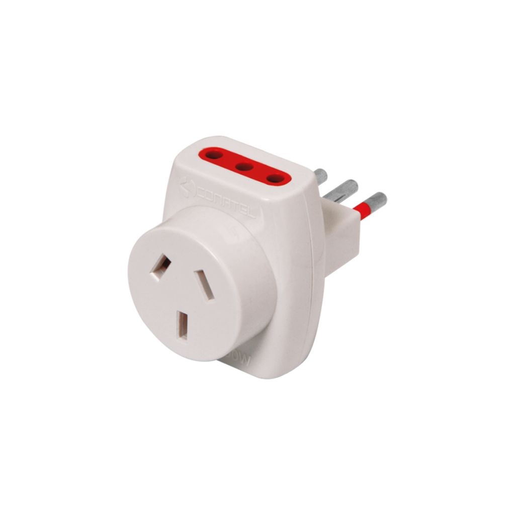 Adaptador Nema + 2 3L a Ficha 3L 716874 Blanco Conatel