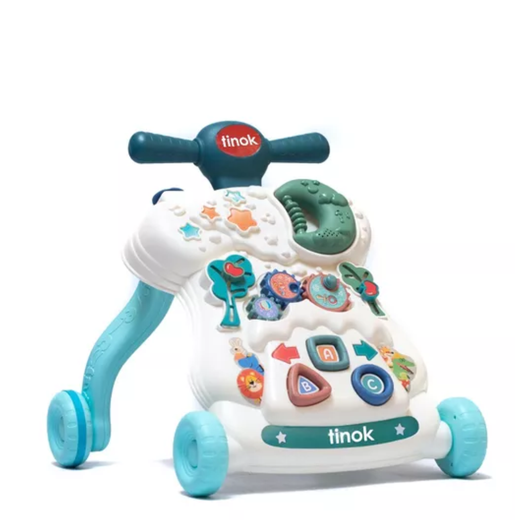 Caminador para Bebé 1226 Con Música Altura Regulable Celeste Tinok